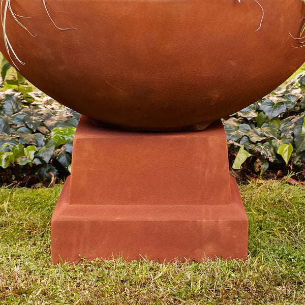 Pedestal Iron Rust – The Pottery Boutique