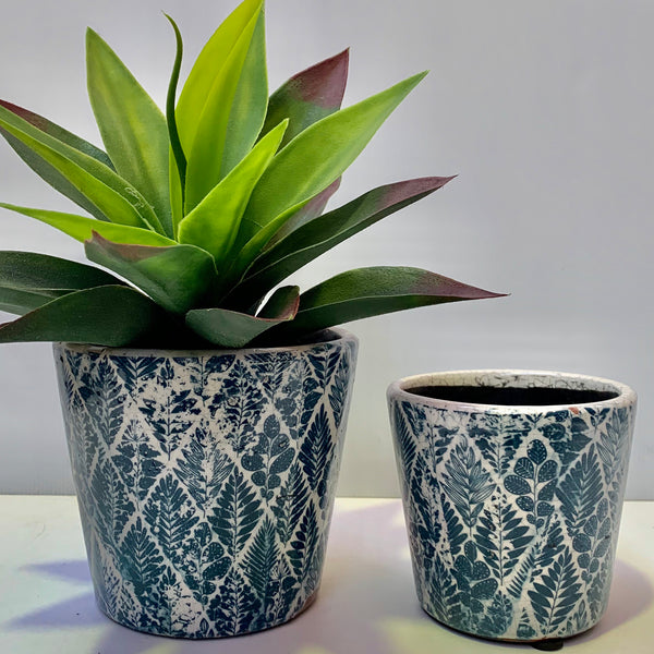 Rustic Round Pots - Fern – The Pottery Boutique